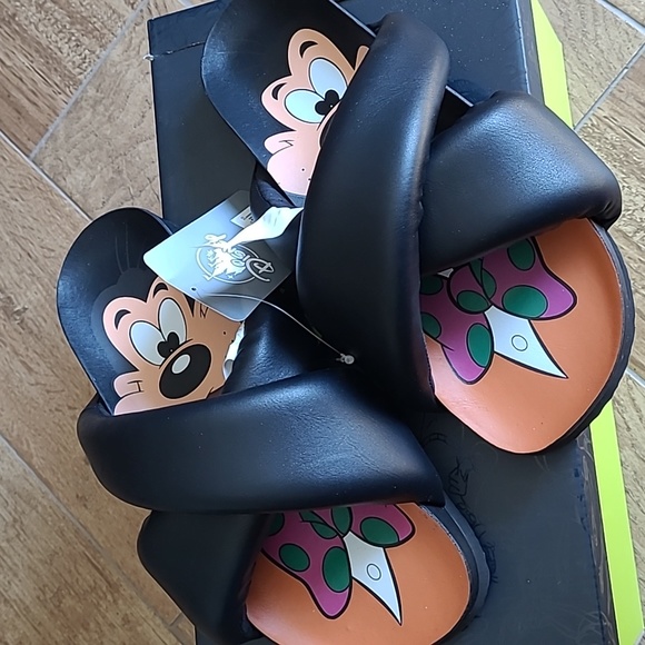 Disney | Shoes | Disney Goofy Adult Slides | Poshmark